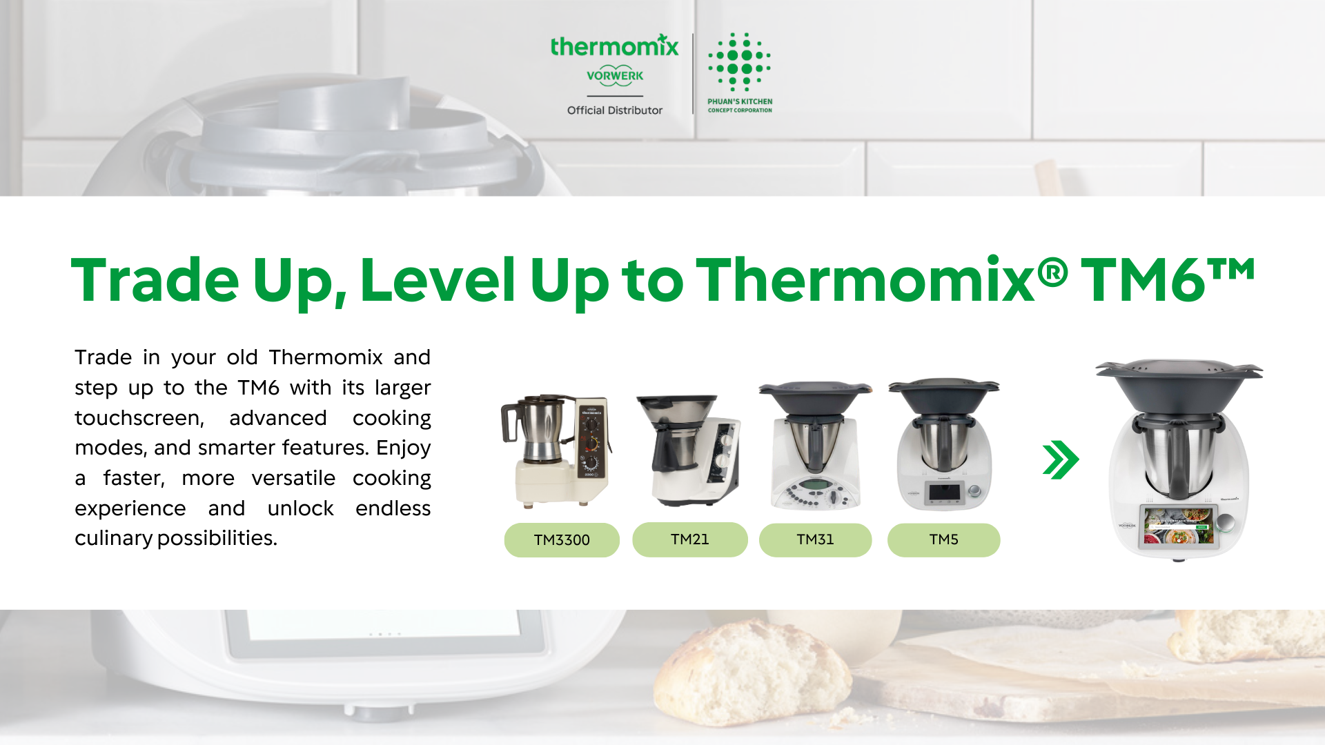 Trade Up, Level Up to Thermomix® TM6 | Thermomix® Philippines