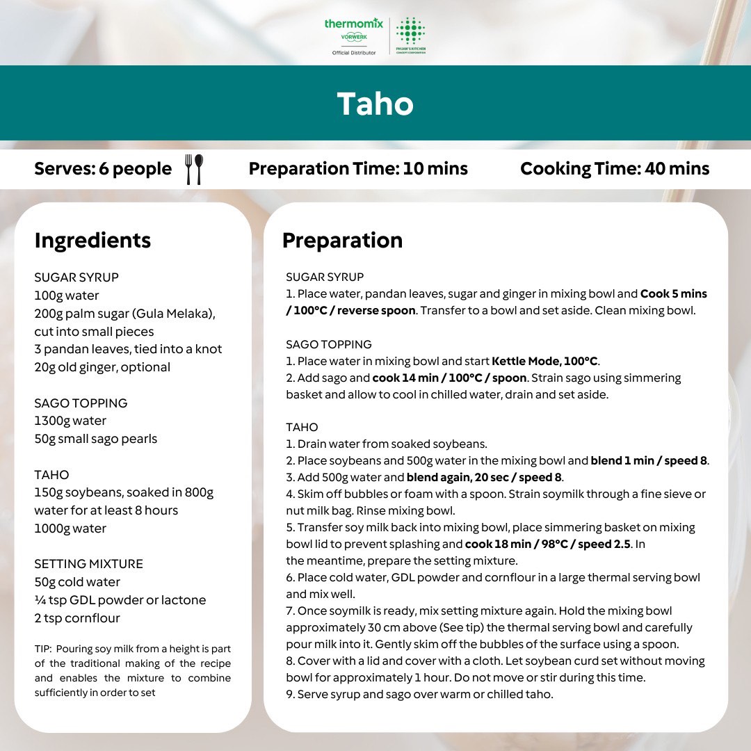Taho | Thermomix® Philippines
